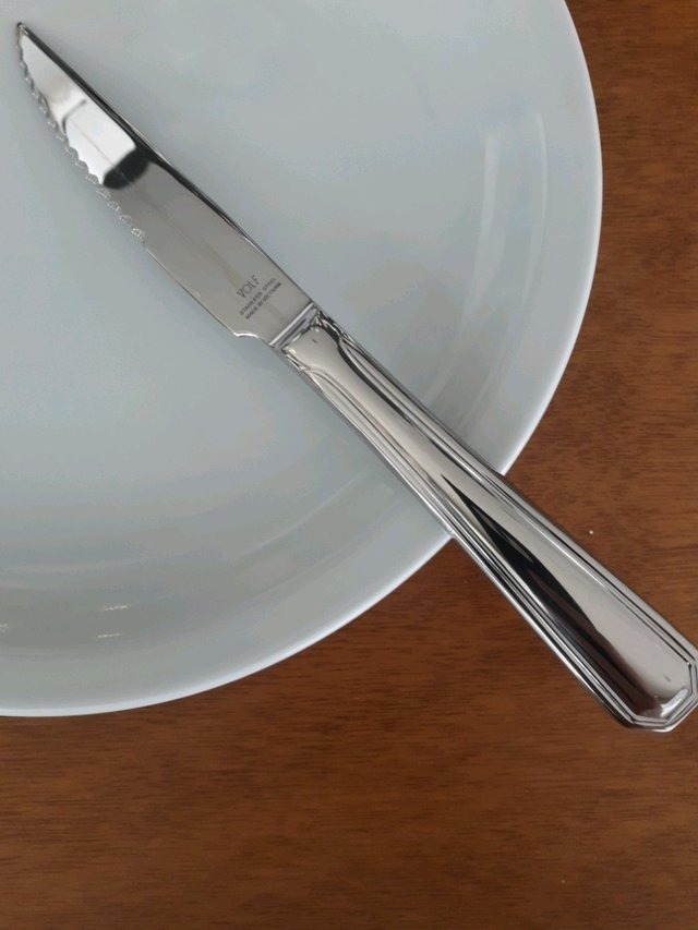 Cuchillo Carne Mesa Principal Acero Inox Volf Juego Carat - Bazar Maipu